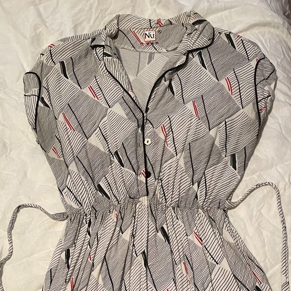 Nji | Dresses | Black And White Geometric Dress | Poshmark